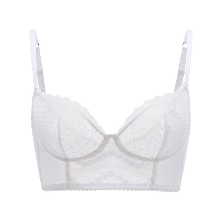 Sheer Unlined See Through Mesh & Lace Bras | Amour d'Agnette Lingerie